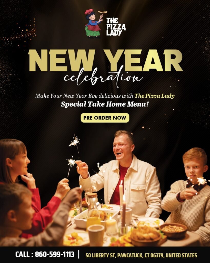 New Year Menu - Pizza Lady CT
